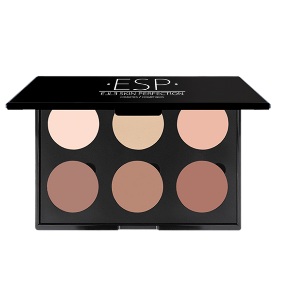 6 Well Contour Powder Pallet – ELLE SKIN PERFECTION - ESP COSMETICS